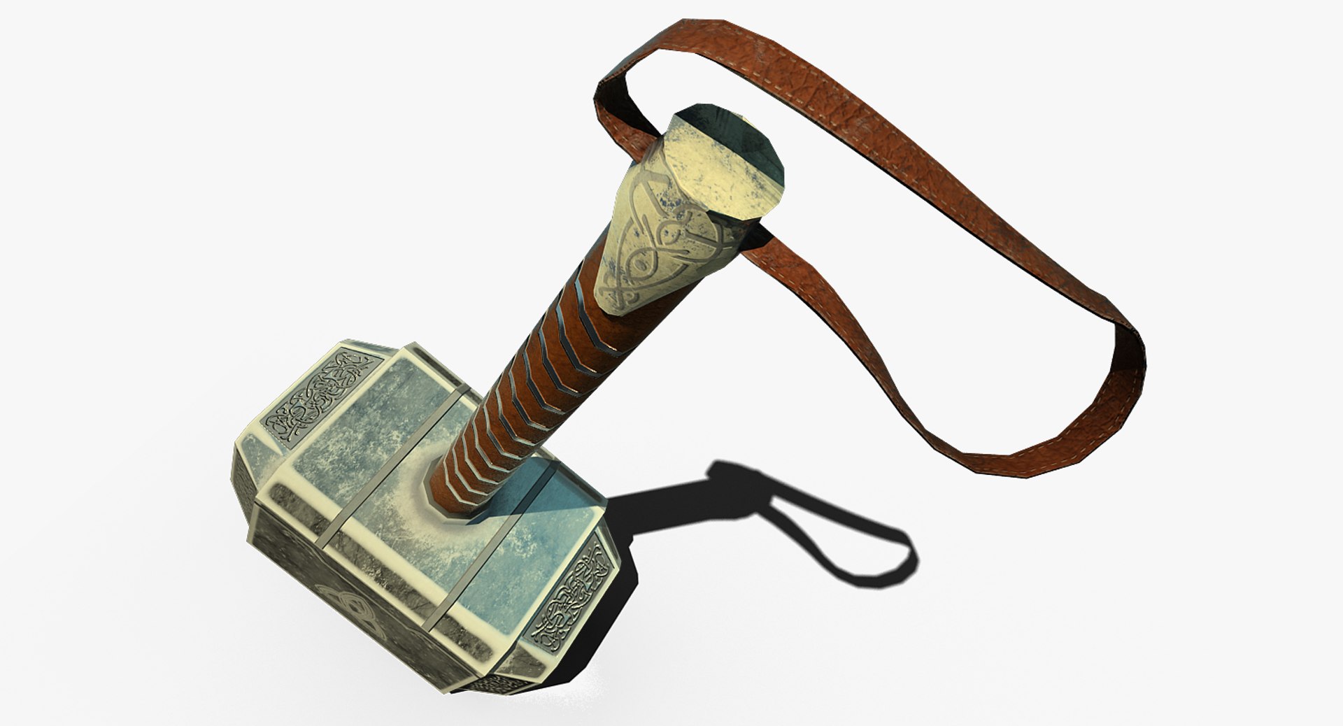 Thor Hammer Mjolnir 3D Model - TurboSquid 1288357
