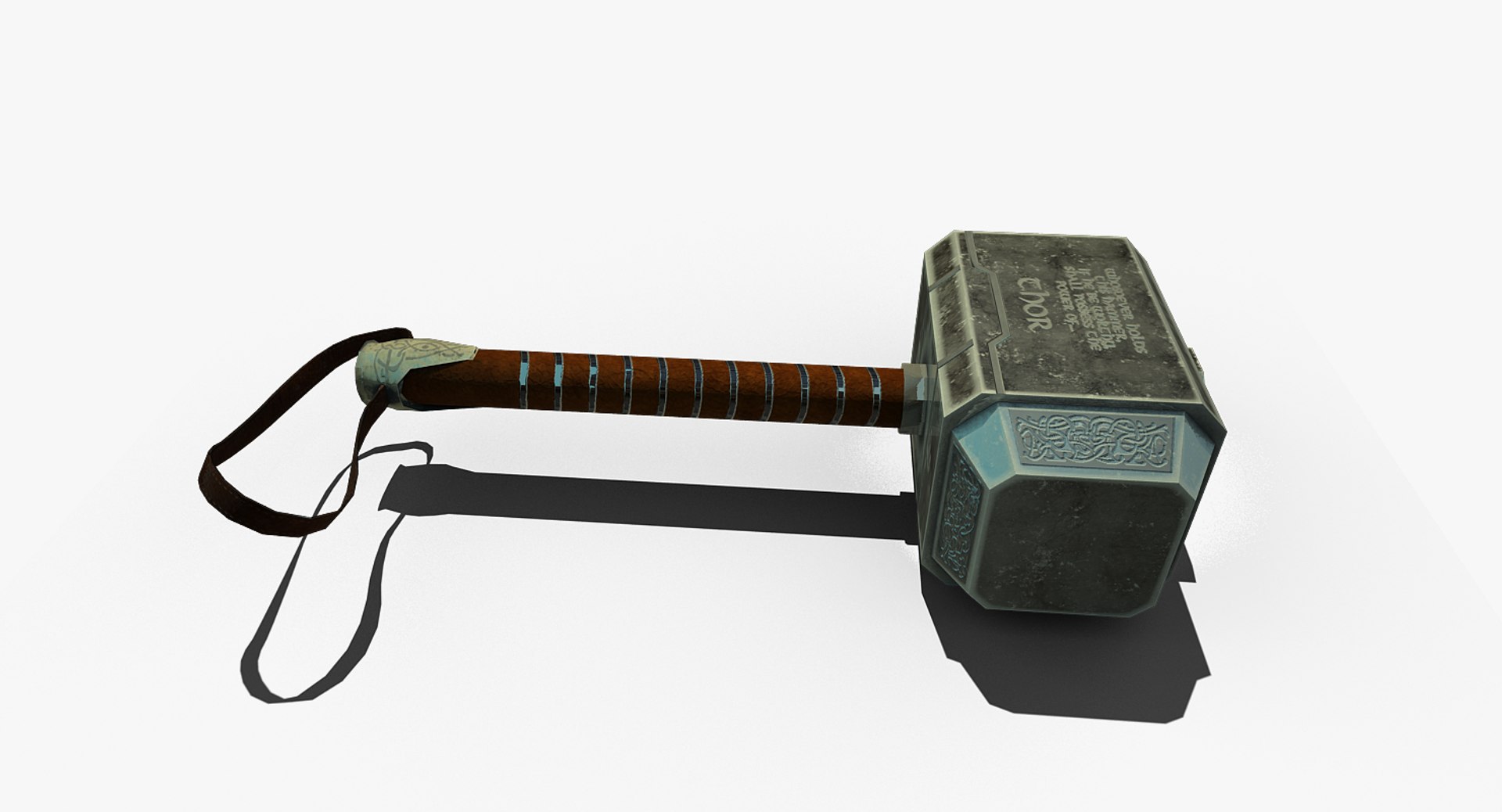 Thor Hammer Mjolnir 3D Model - TurboSquid 1288357
