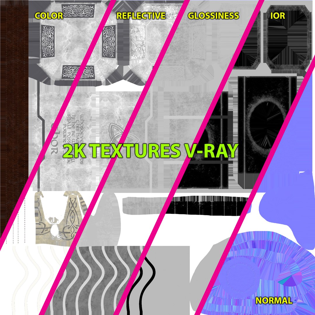 Thor Hammer Mjolnir 3D Model - TurboSquid 1288357