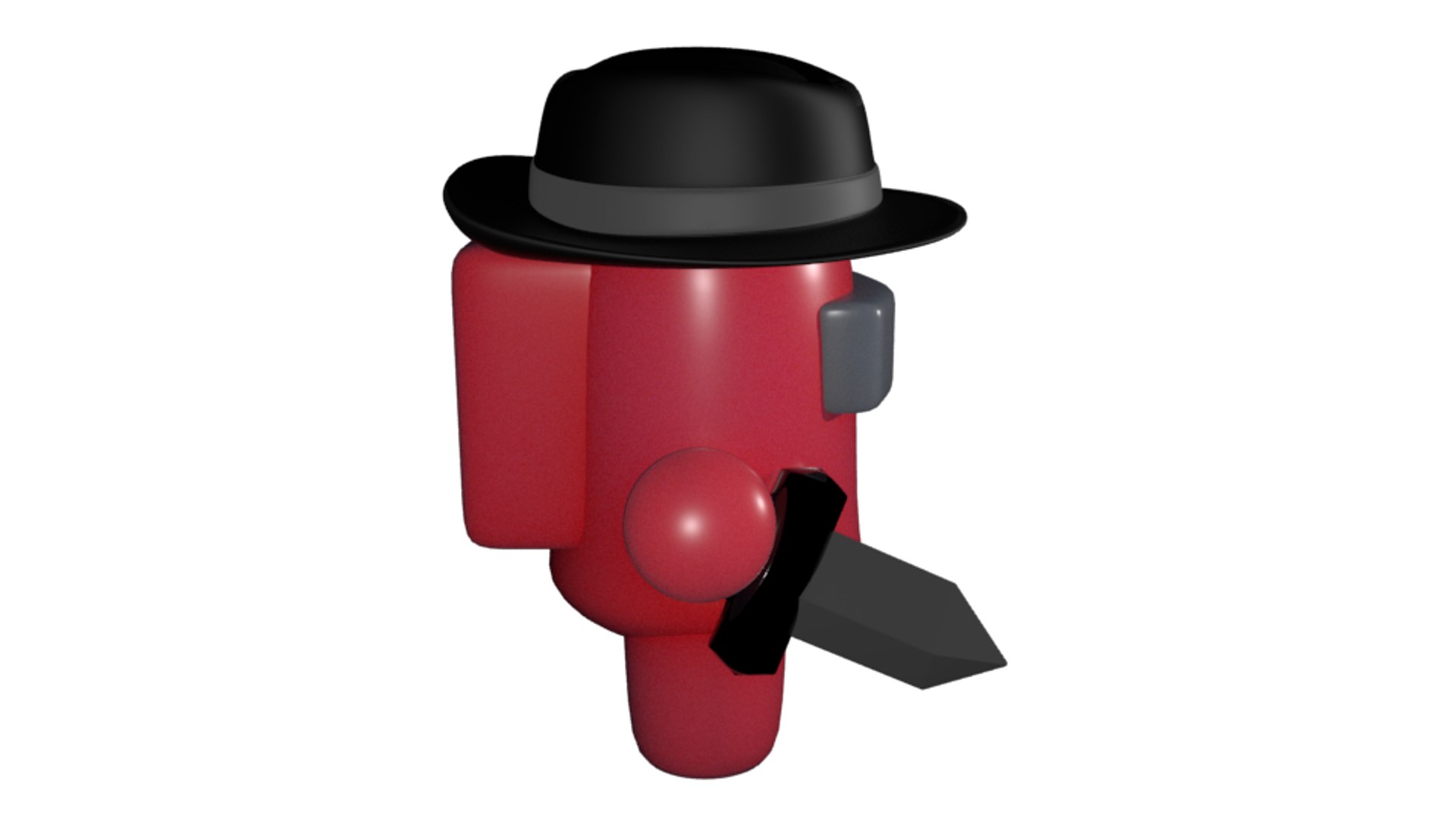 3D Red Crewmate Model - TurboSquid 1667491