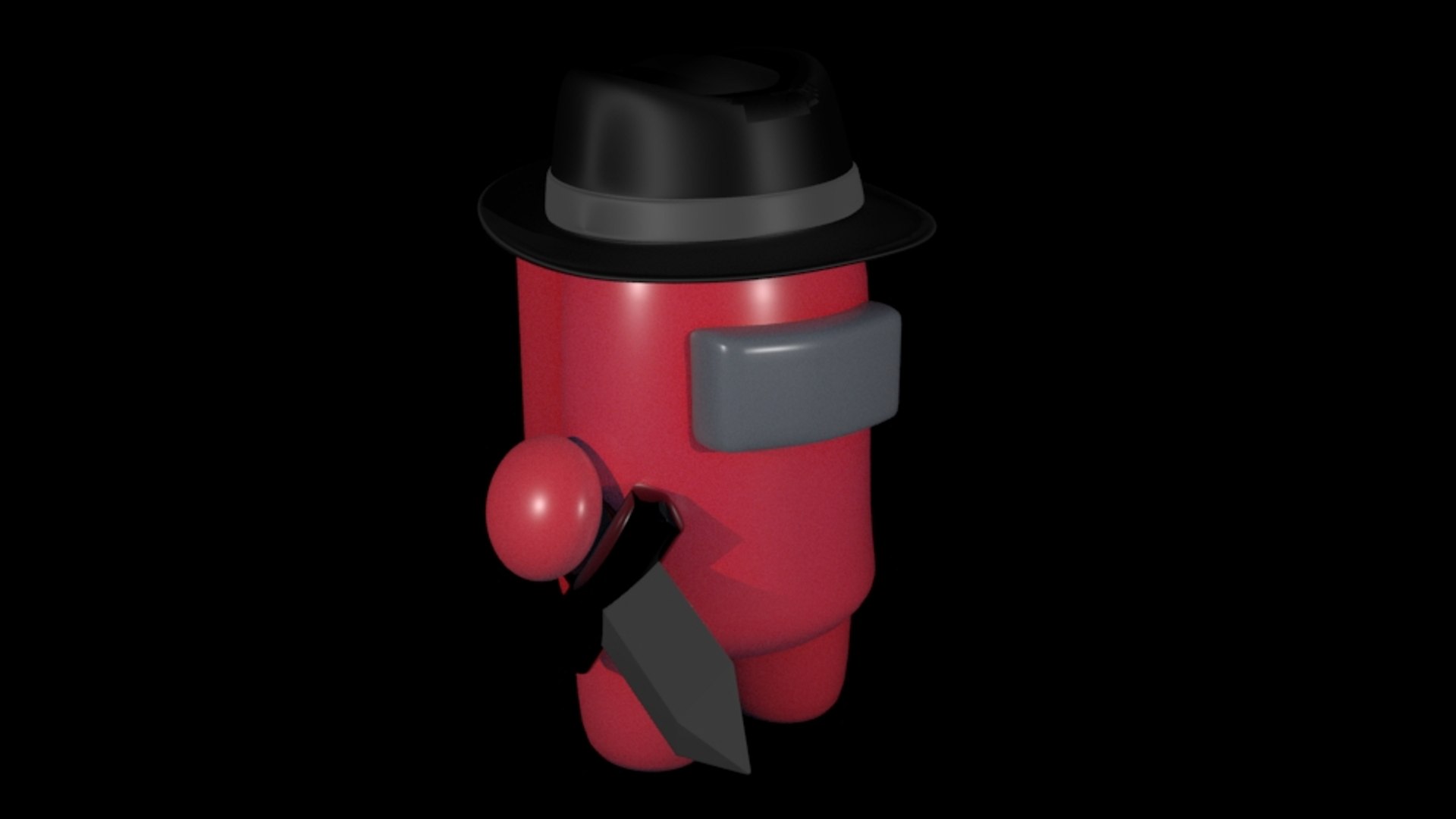 3D Red Crewmate Model - TurboSquid 1667491