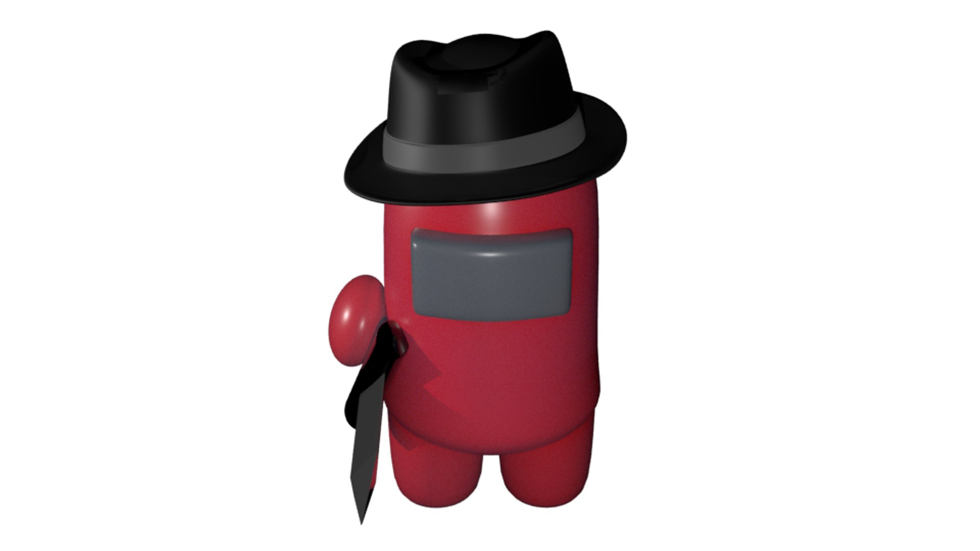 3D Red Crewmate Model - TurboSquid 1667491