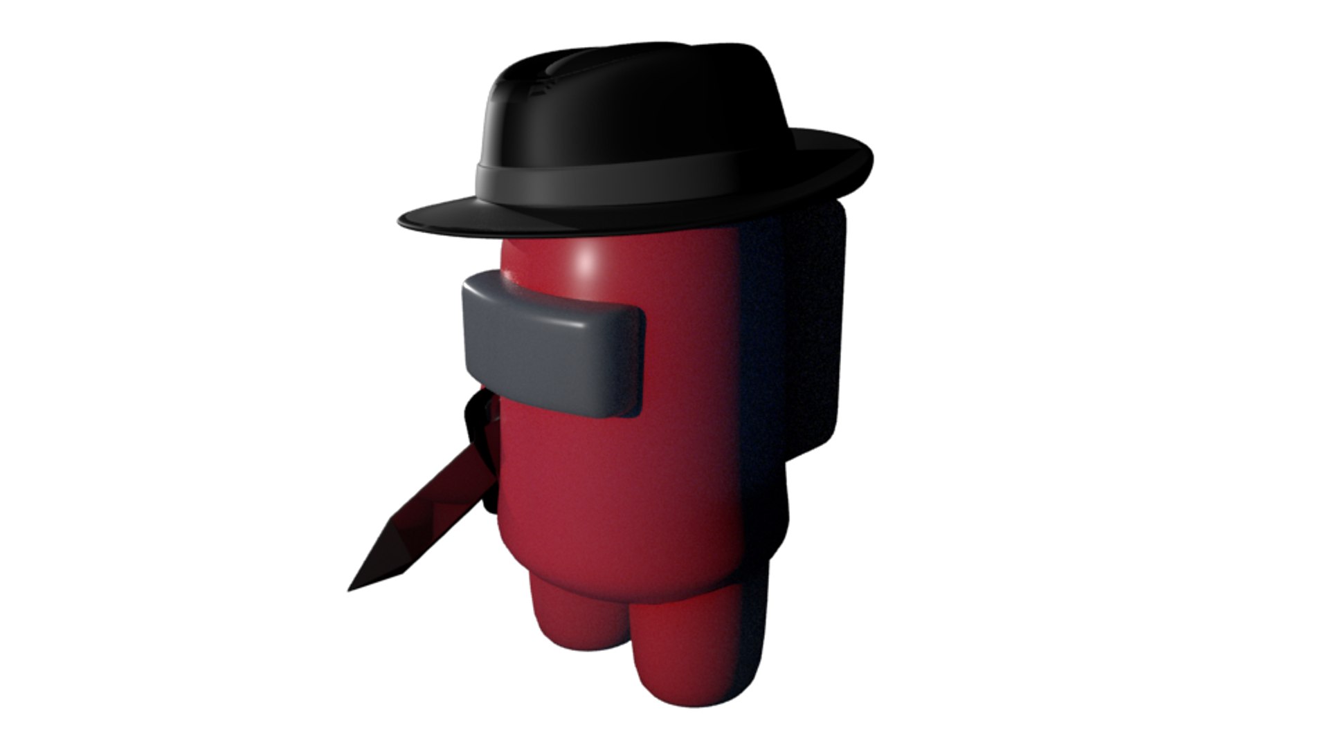 3D Red Crewmate Model - TurboSquid 1667491