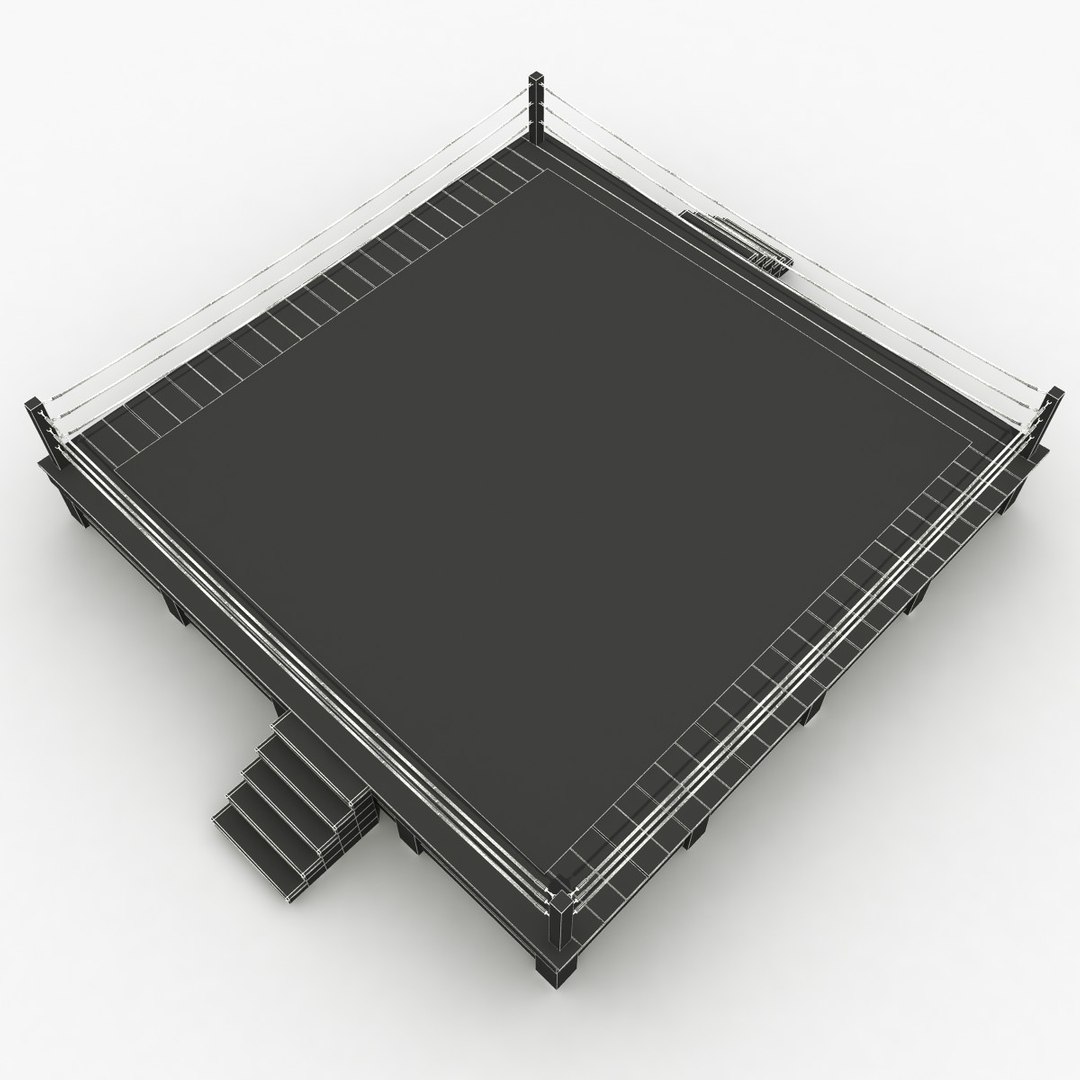 3d Boxing Ring Model
