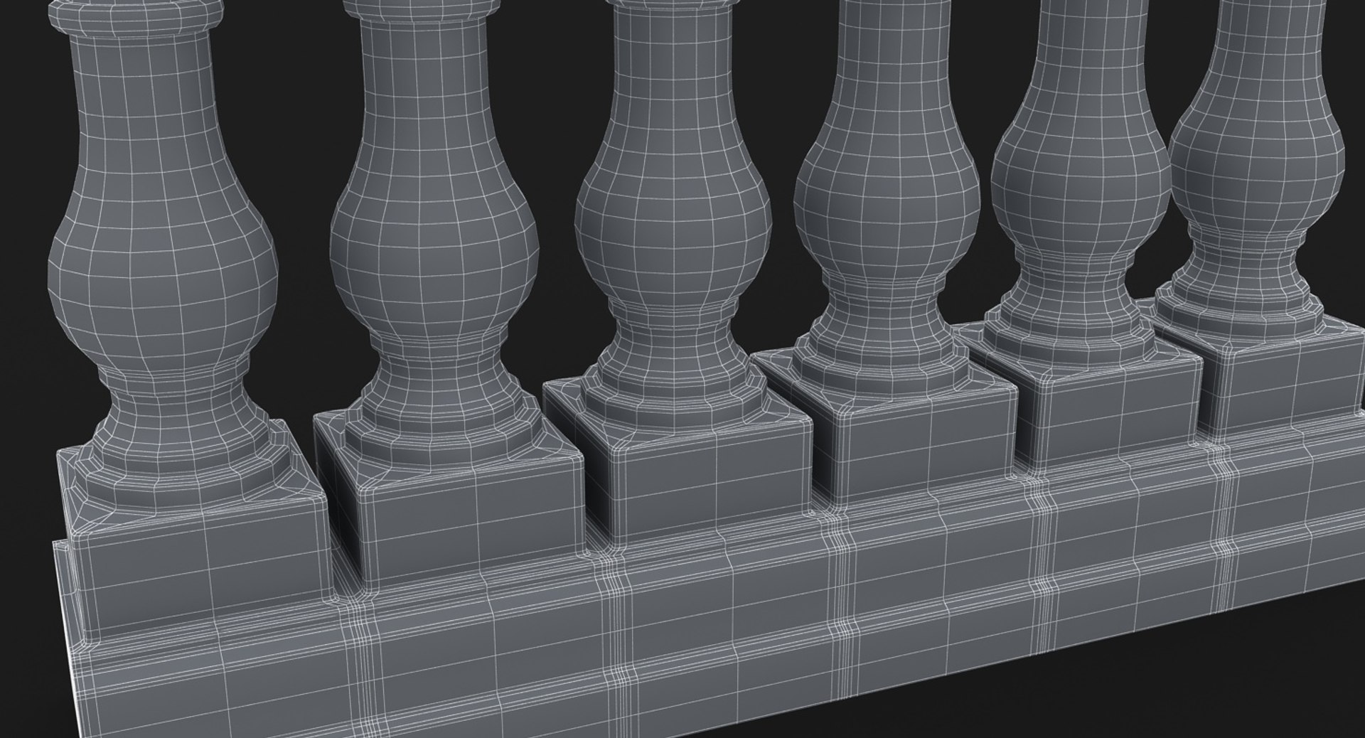 Realistic baluster 3D model - TurboSquid 1364660