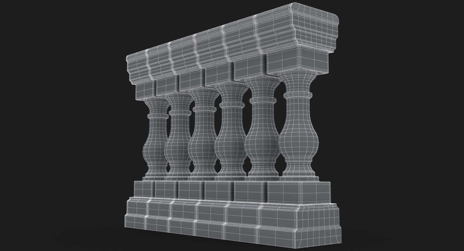 Realistic baluster 3D model - TurboSquid 1364660