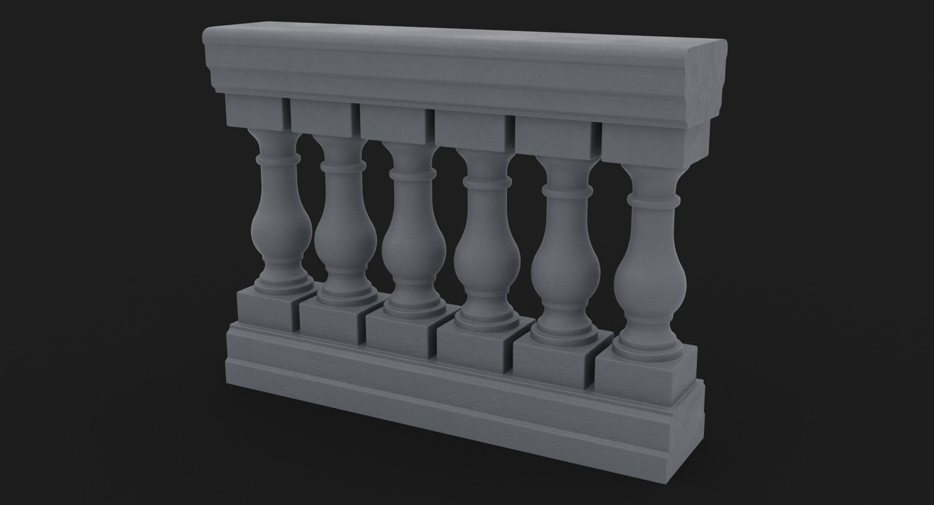 Realistic baluster 3D model - TurboSquid 1364660