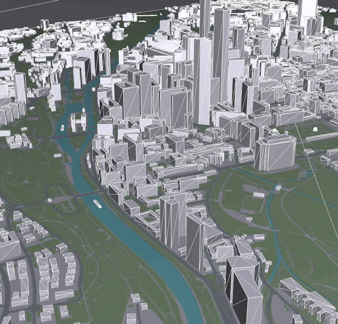 3d Model City Skyscraper