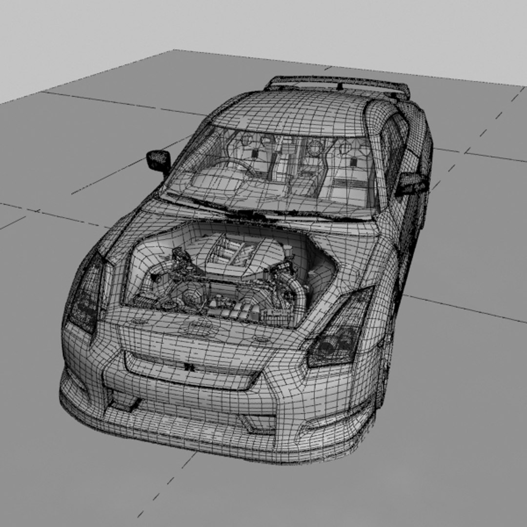 3d Model Of Gtr R35