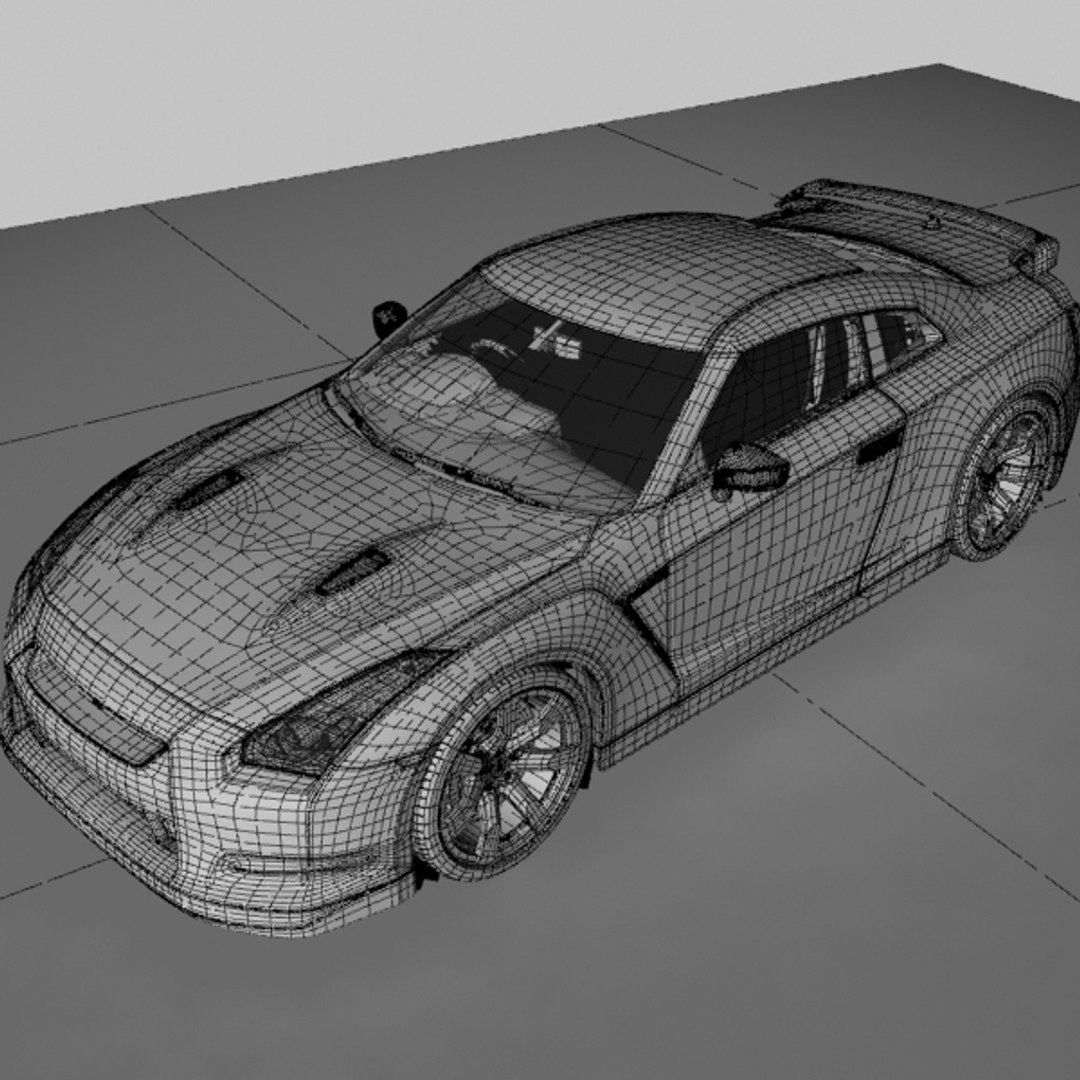3d Model Of Gtr R35
