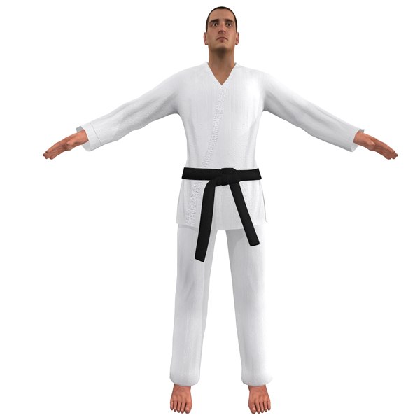 3d karate martial artist 3