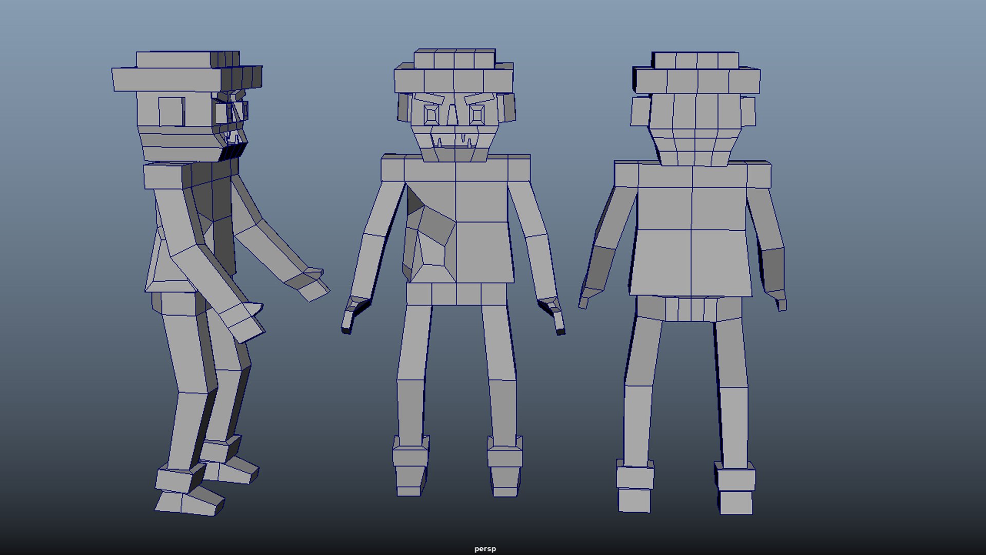 3D Model Pixel Zombies - TurboSquid 1867982