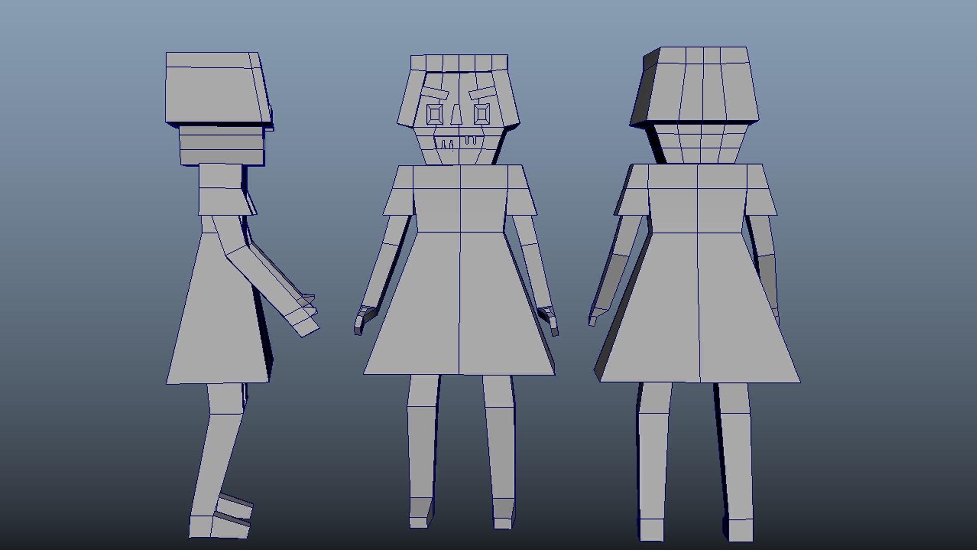 3D Model Pixel Zombies - TurboSquid 1867982