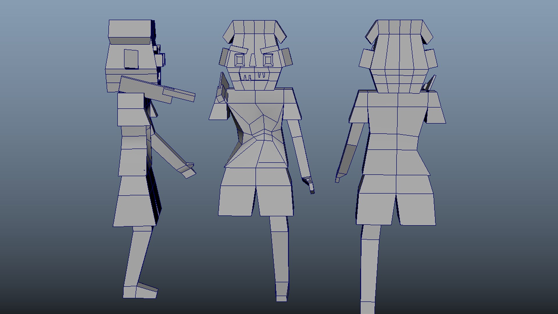 3D Model Pixel Zombies - TurboSquid 1867982