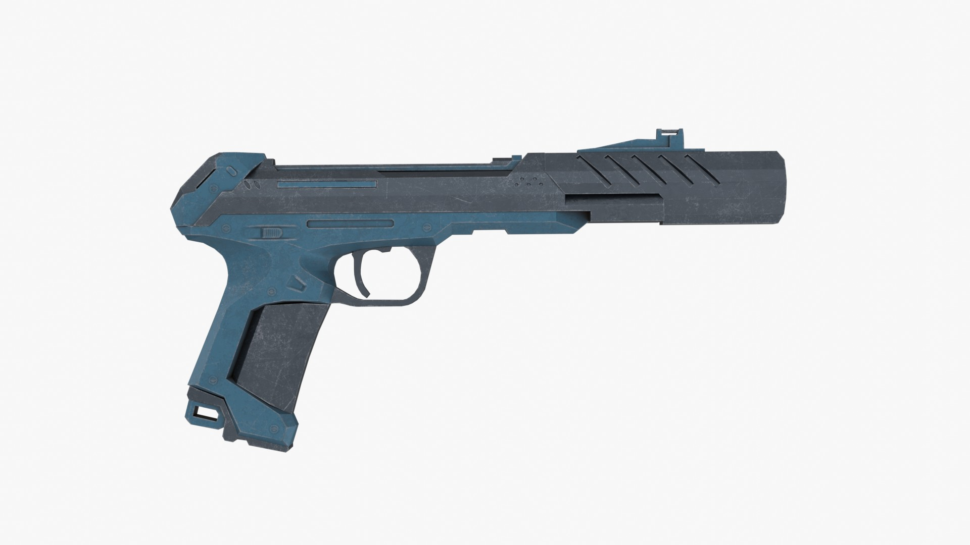 Sci-fi Pistol 3D Model - TurboSquid 1965217