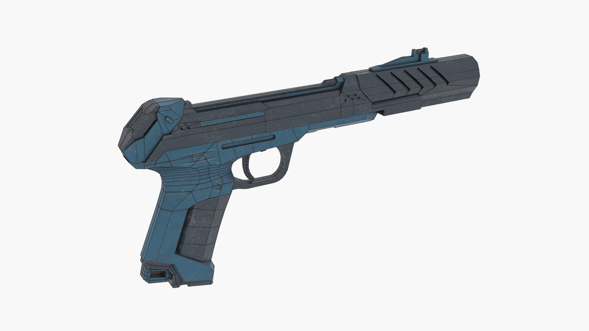 Sci-fi Pistol 3D Model - TurboSquid 1965217