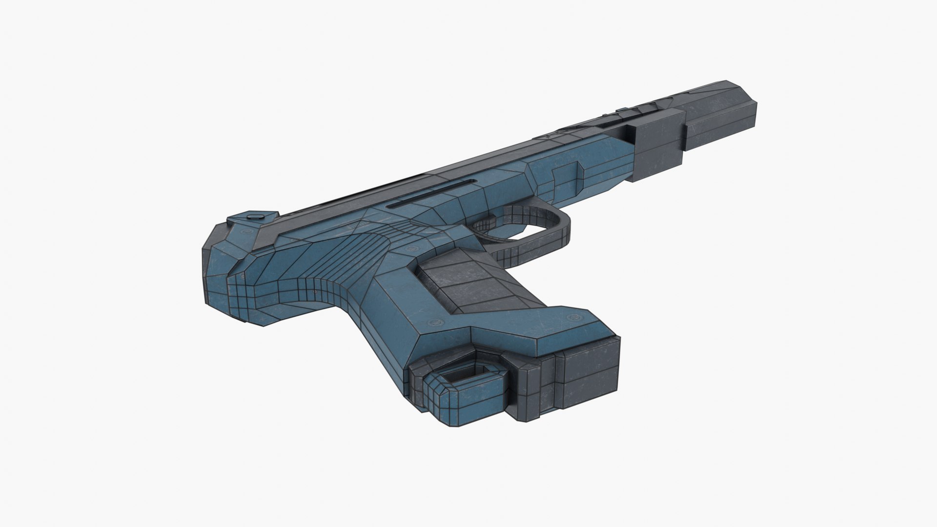 Sci-fi Pistol 3D Model - TurboSquid 1965217