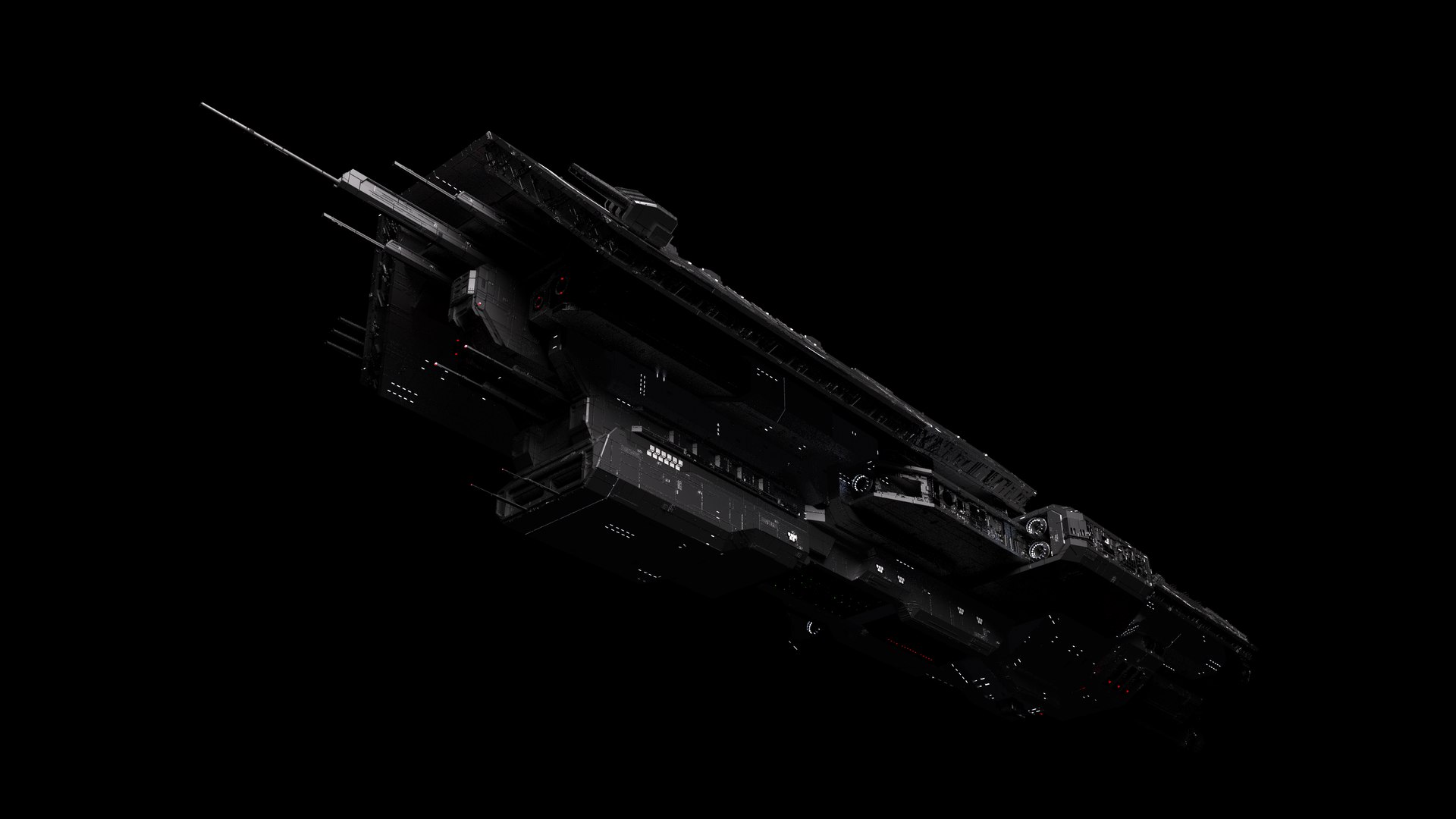 3D Vindication Class Battleship - TurboSquid 2352412