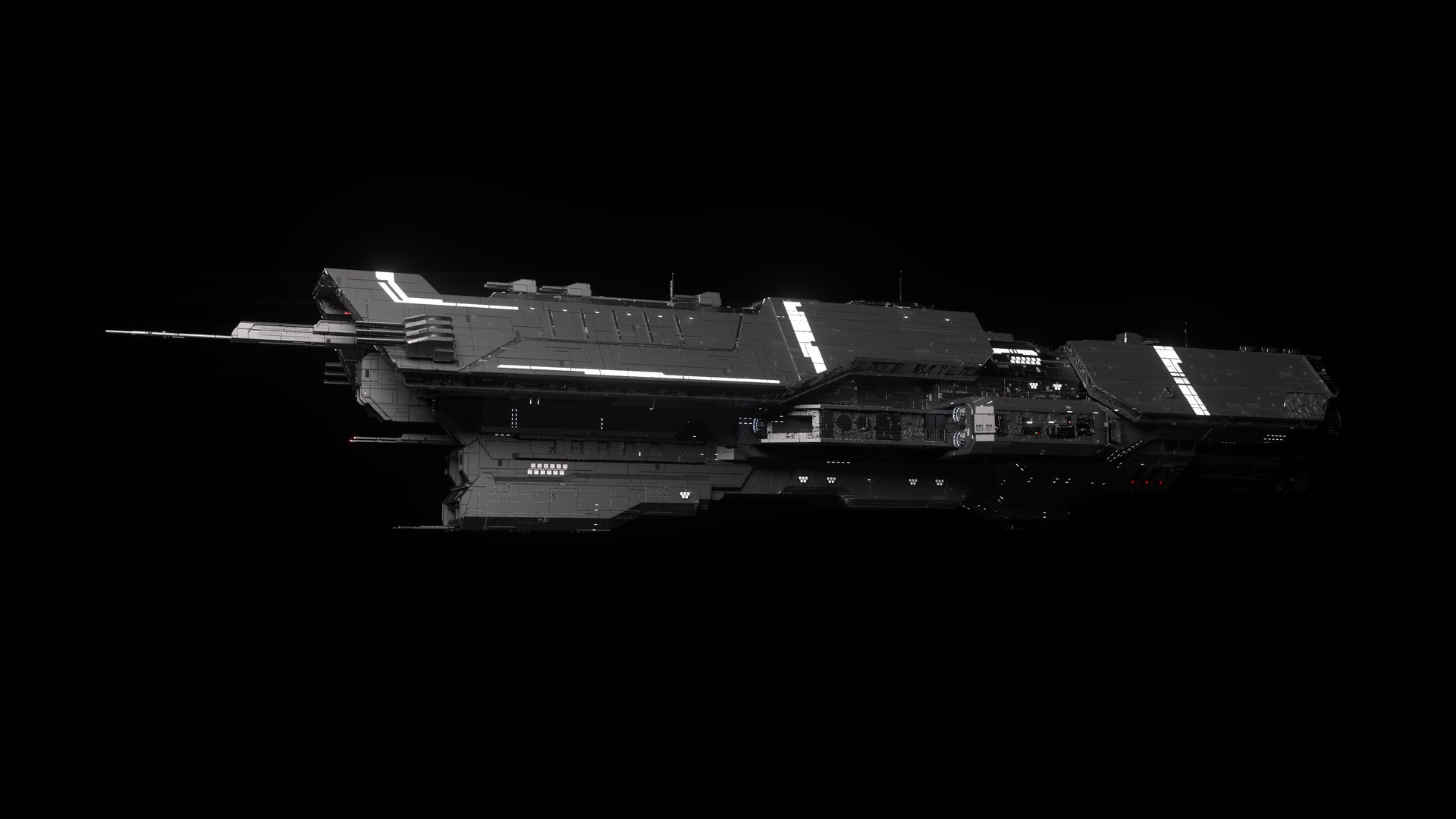 3D Vindication Class Battleship - TurboSquid 2352412