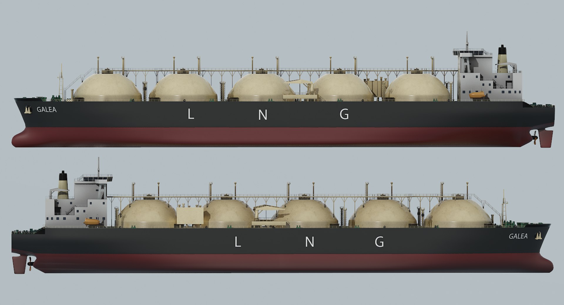 Hd Lng Gas Tanker Model - TurboSquid 1157480