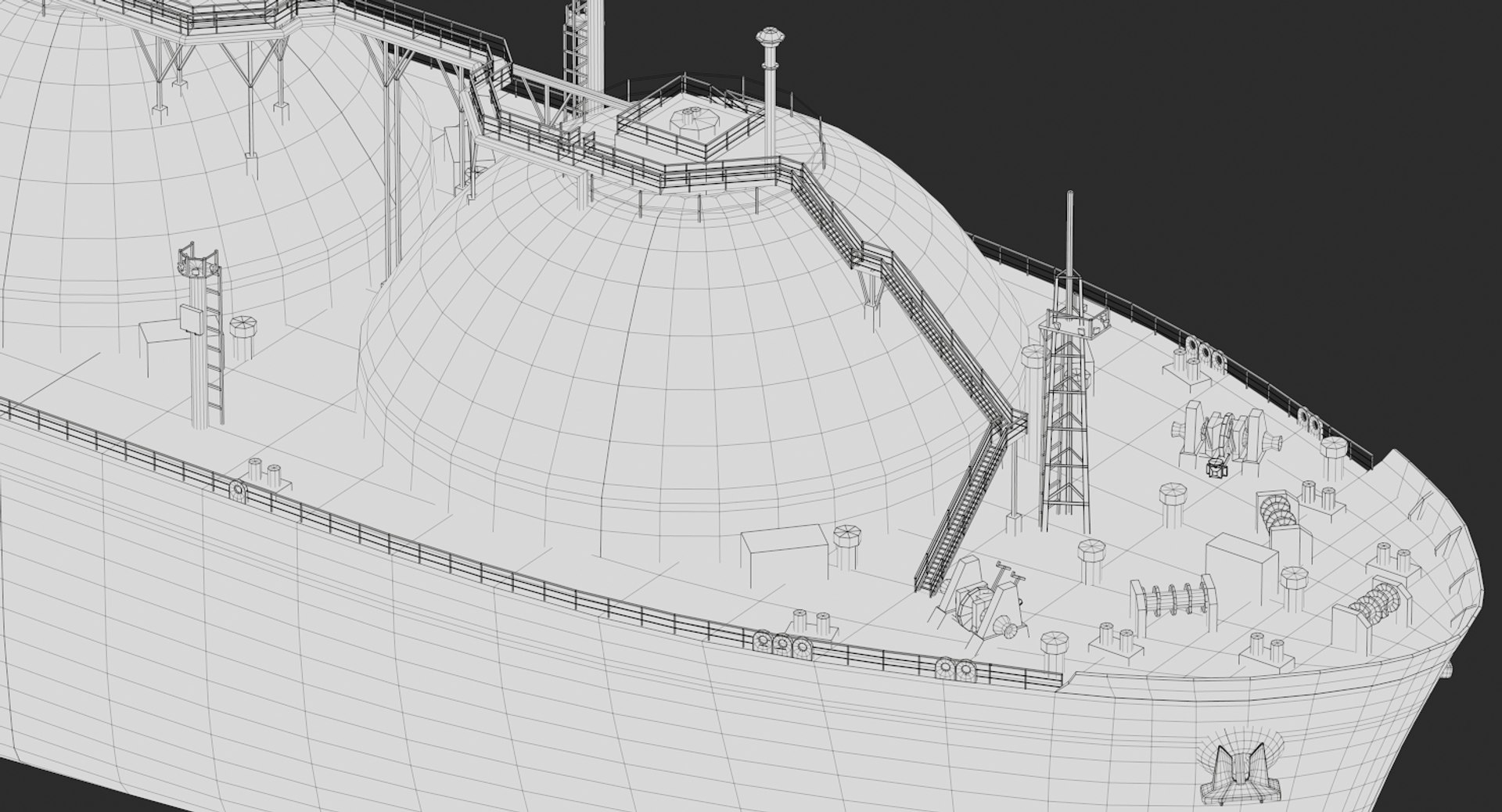 Hd Lng Gas Tanker Model - TurboSquid 1157480