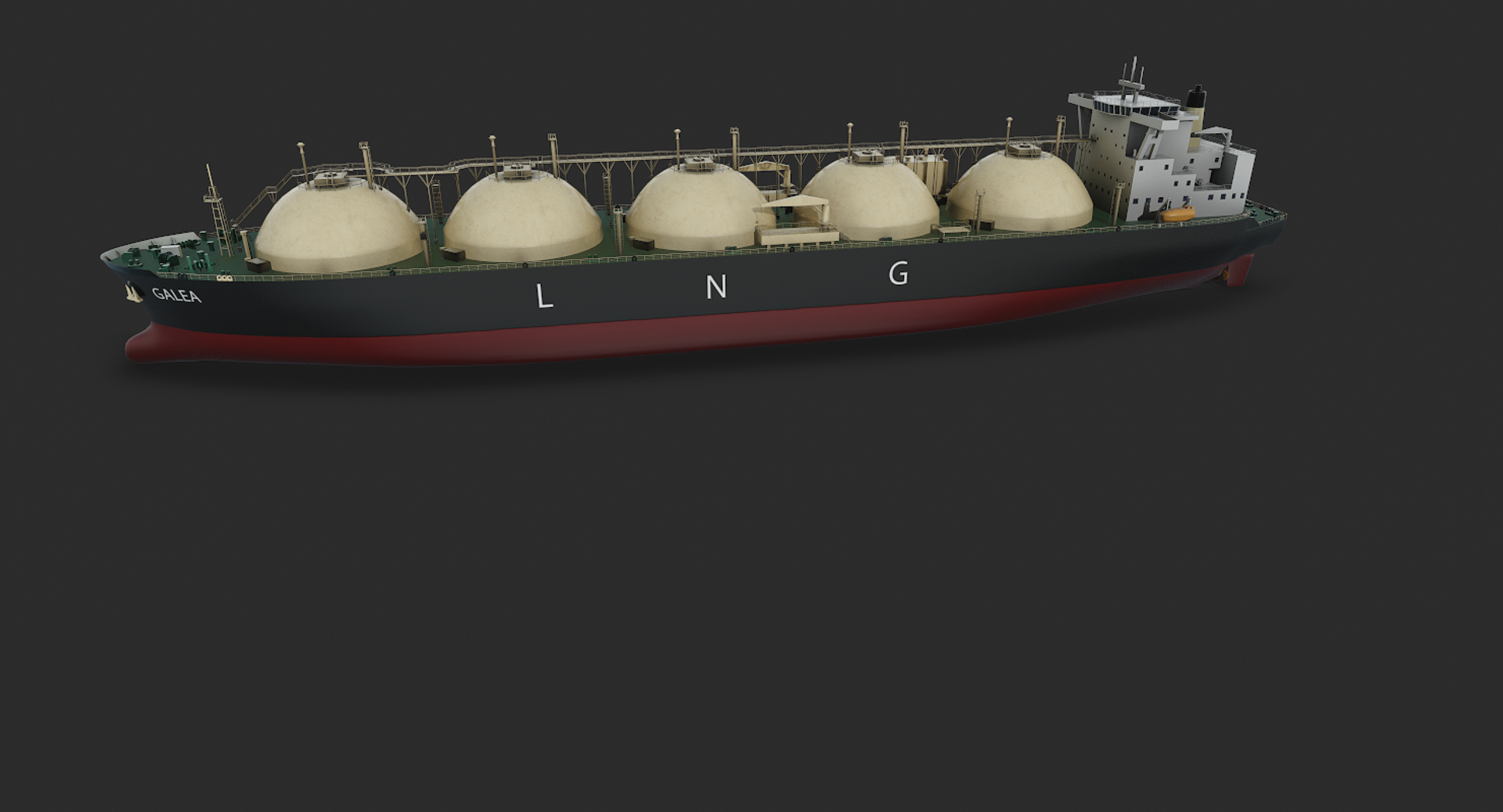 Hd Lng Gas Tanker Model - TurboSquid 1157480