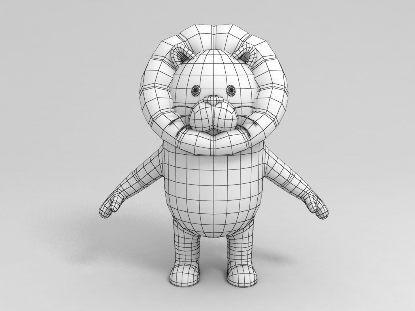 Lion Character Cartoon 3D Model - TurboSquid 1256476