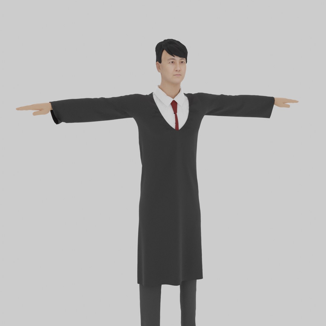 Judge Man 3D - TurboSquid 2021561