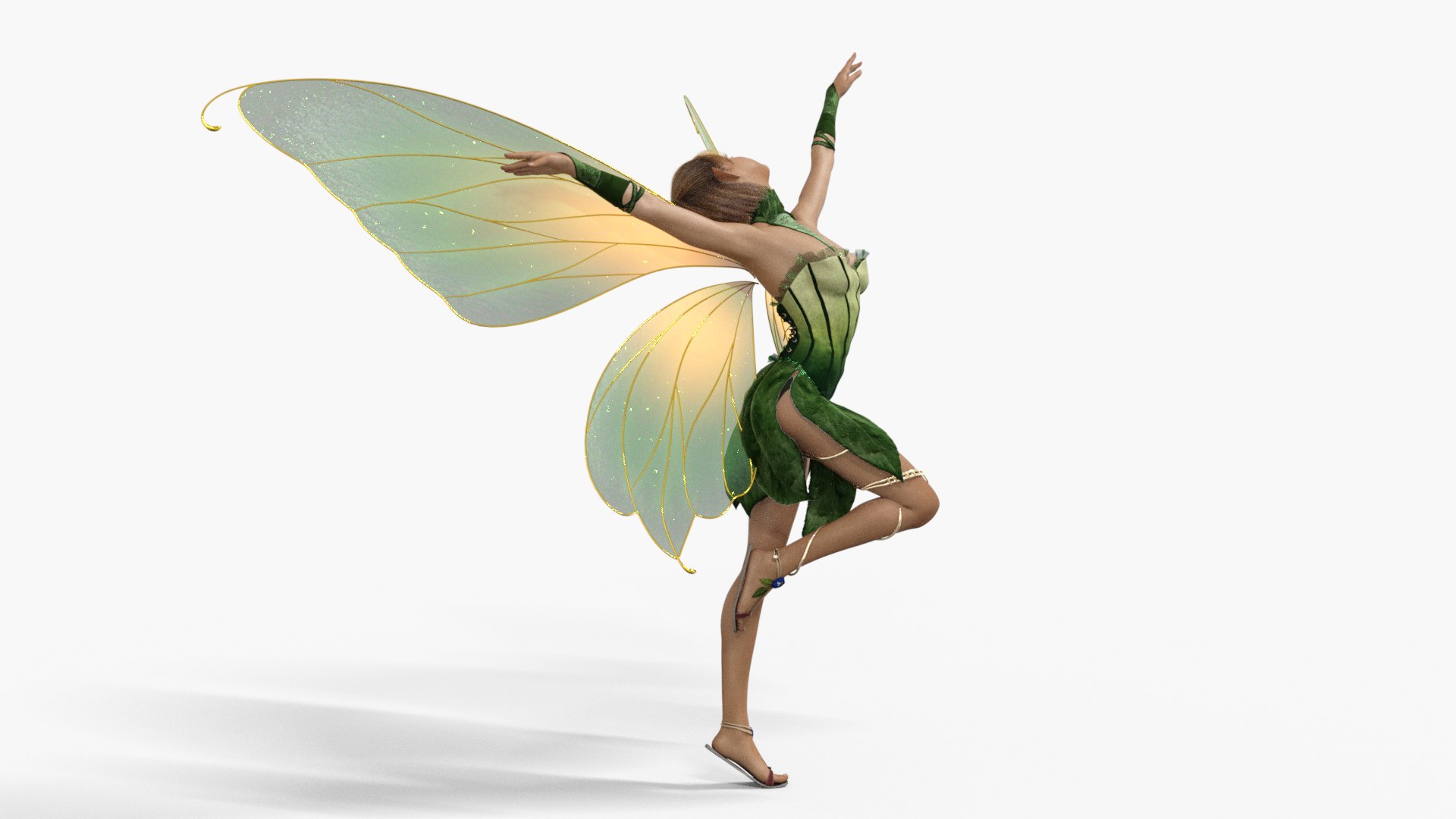 Fairy Rigged Animated Low-poly 3D - TurboSquid 2356457