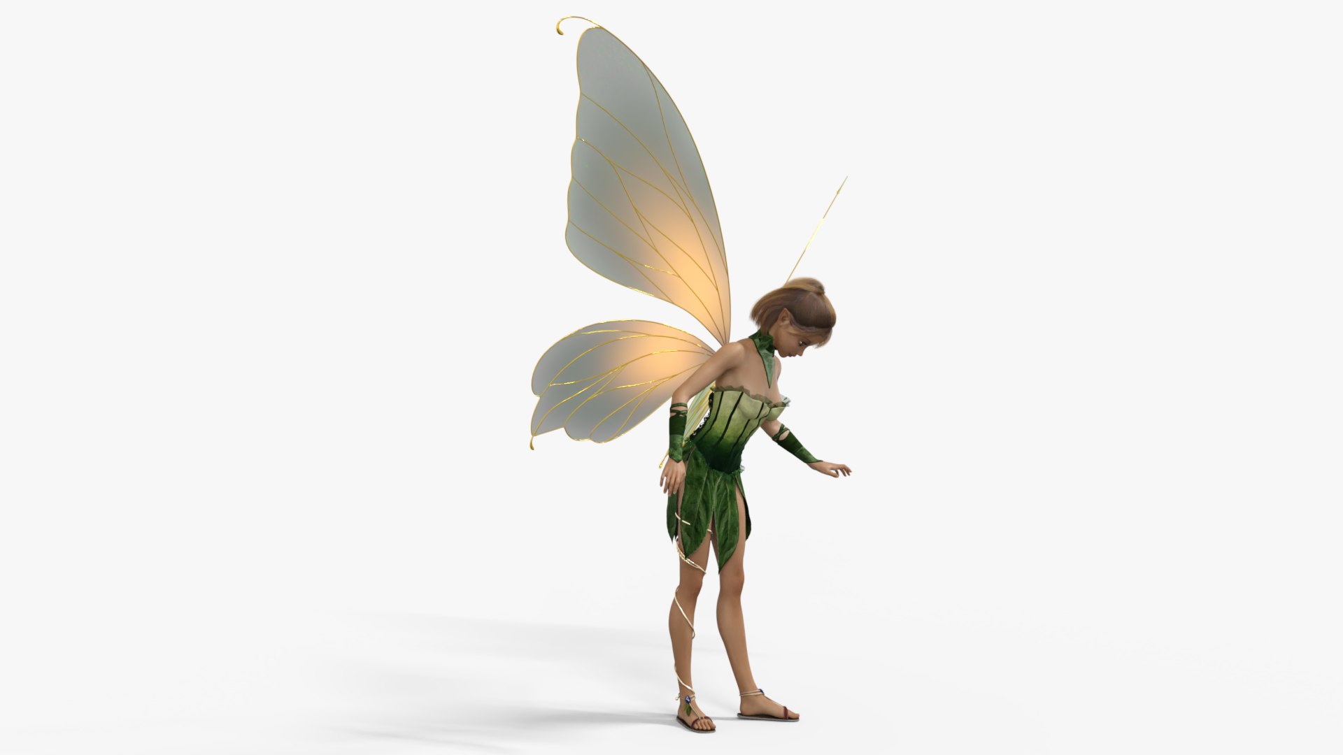 Fairy Rigged Animated Low-poly 3D - TurboSquid 2356457