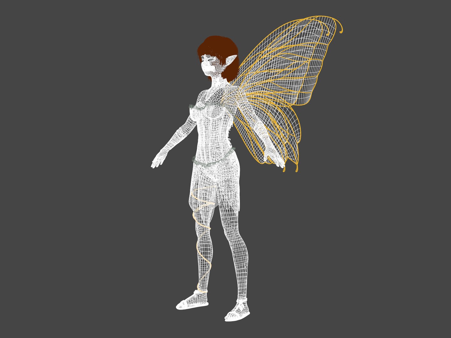 Fairy Rigged Animated Low-poly 3D - TurboSquid 2356457