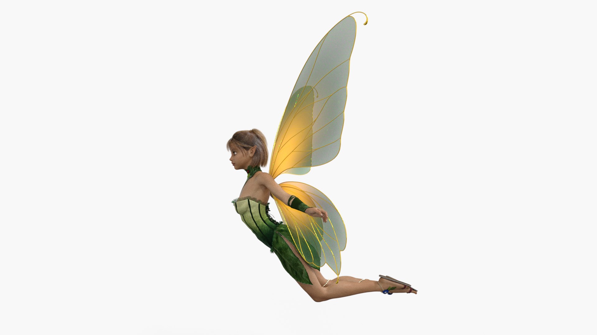 Fairy Rigged Animated Low-poly 3D - TurboSquid 2356457
