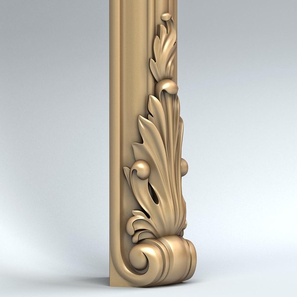 carved pillar 3d max