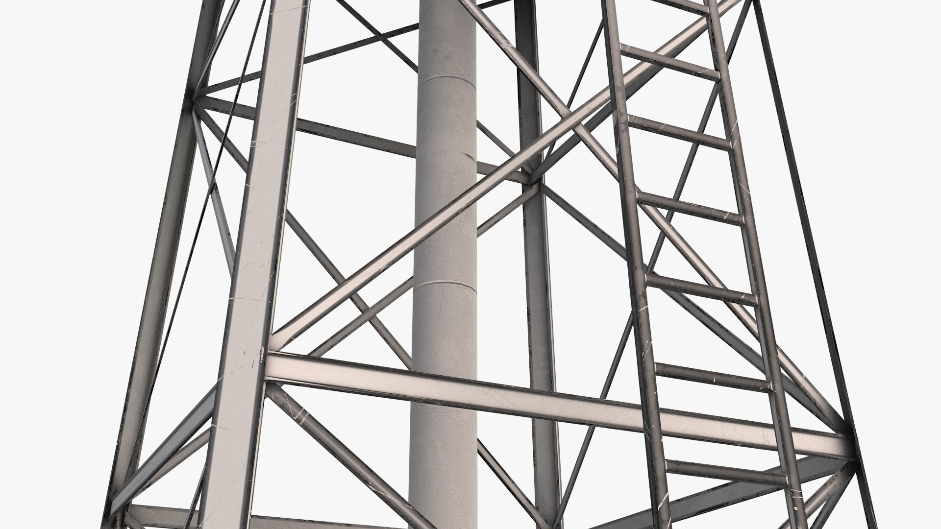 3D Water Tower 002 PBR 8K - TurboSquid 1999215