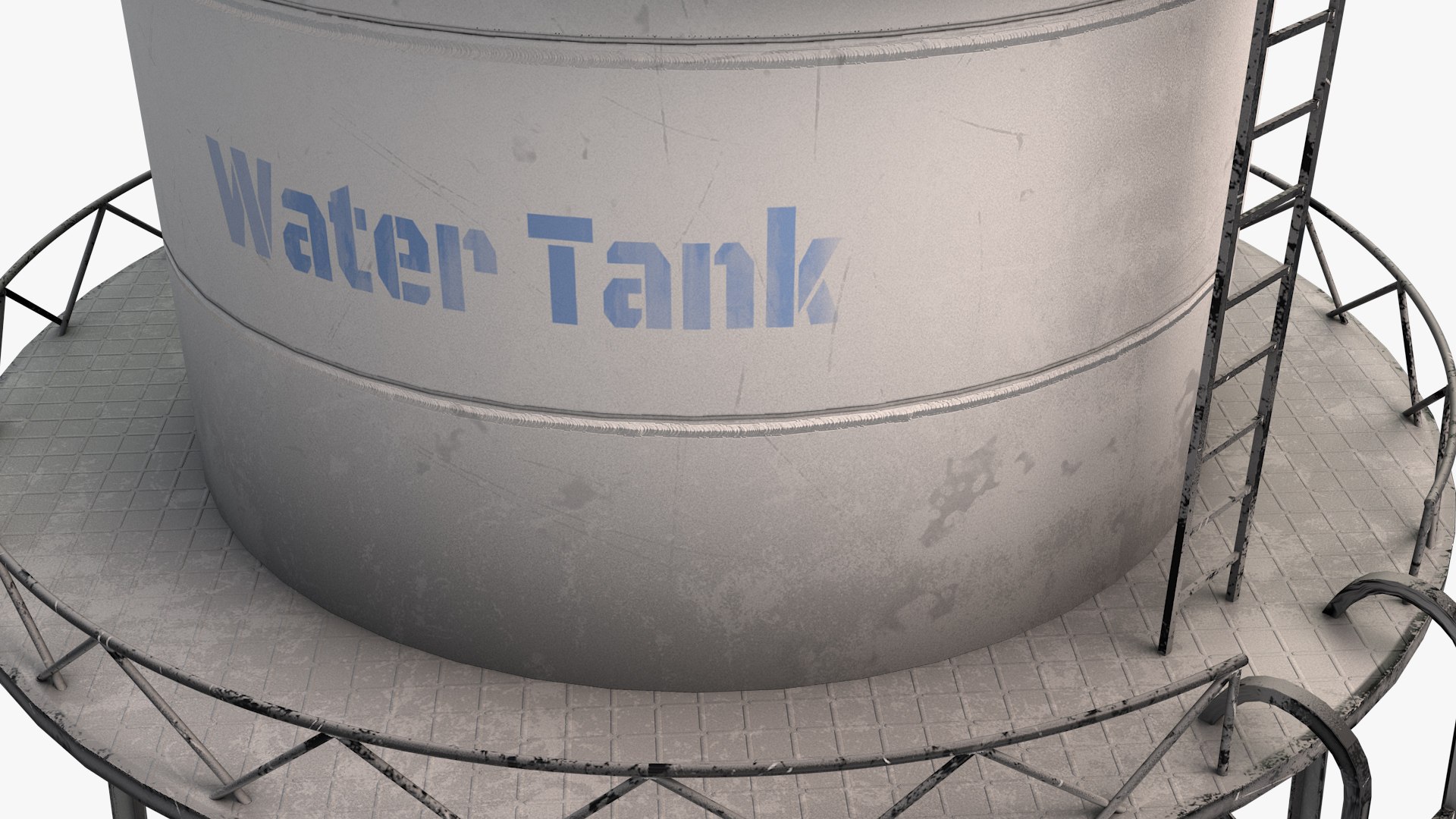 3D Water Tower 002 PBR 8K - TurboSquid 1999215