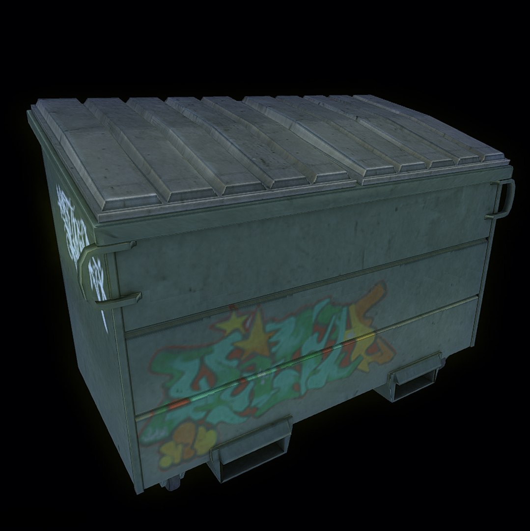 3d Dumpster Model