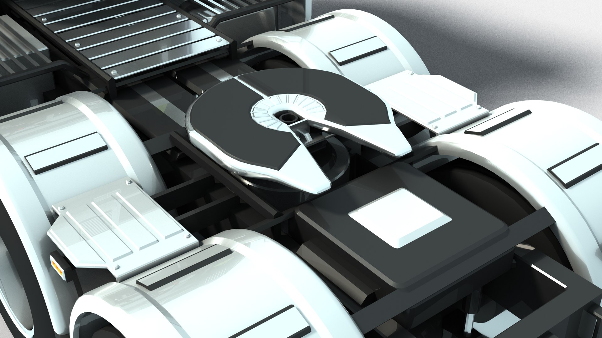 3D Feed Flour Tanks Semi Trailer Truck - TurboSquid 2122378