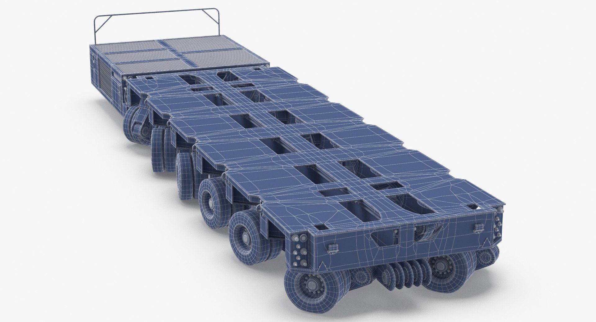 6 Axle Lines Modular 3D Model - TurboSquid 1647054
