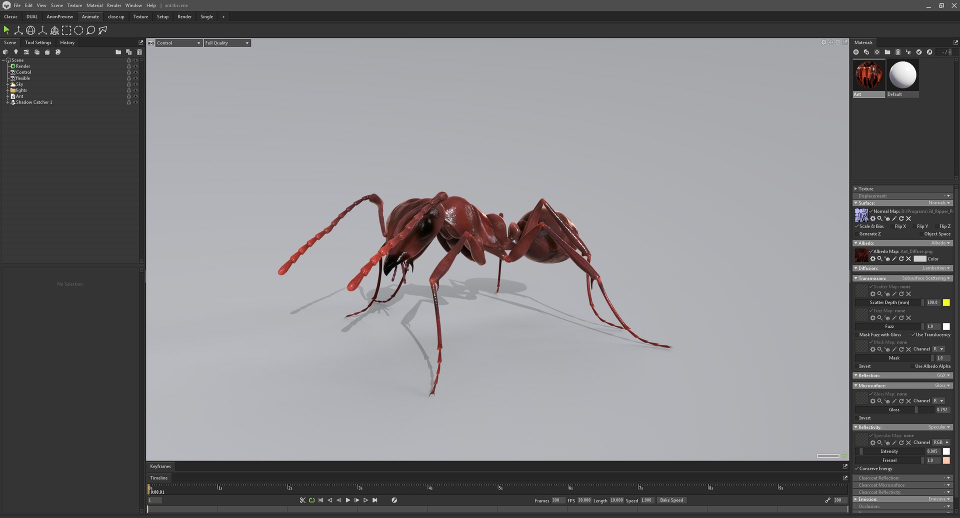 Ant Rigged Animated Red Black Insect Low Poly 3D Model - TurboSquid 2331282