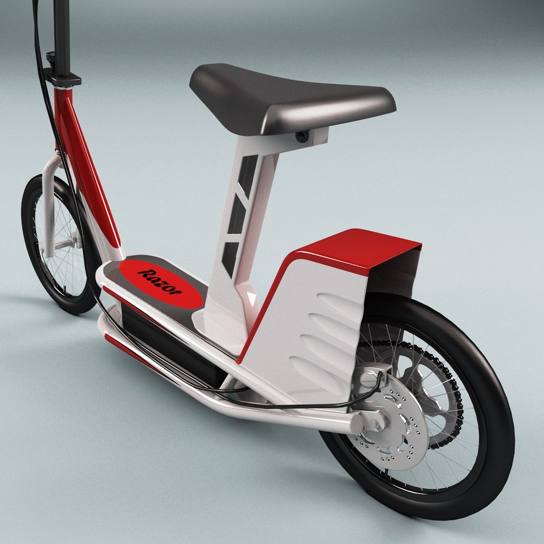 Razor Electric Scooter E500s 3d 3ds
