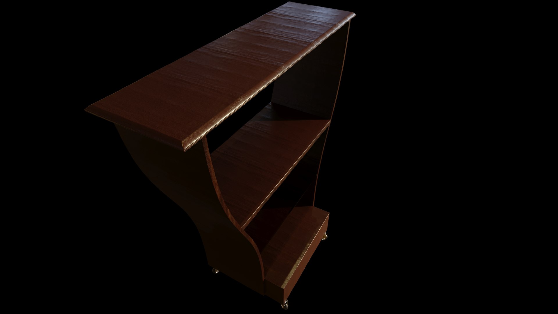 3D Vintage Tv Stand - TurboSquid 1628204