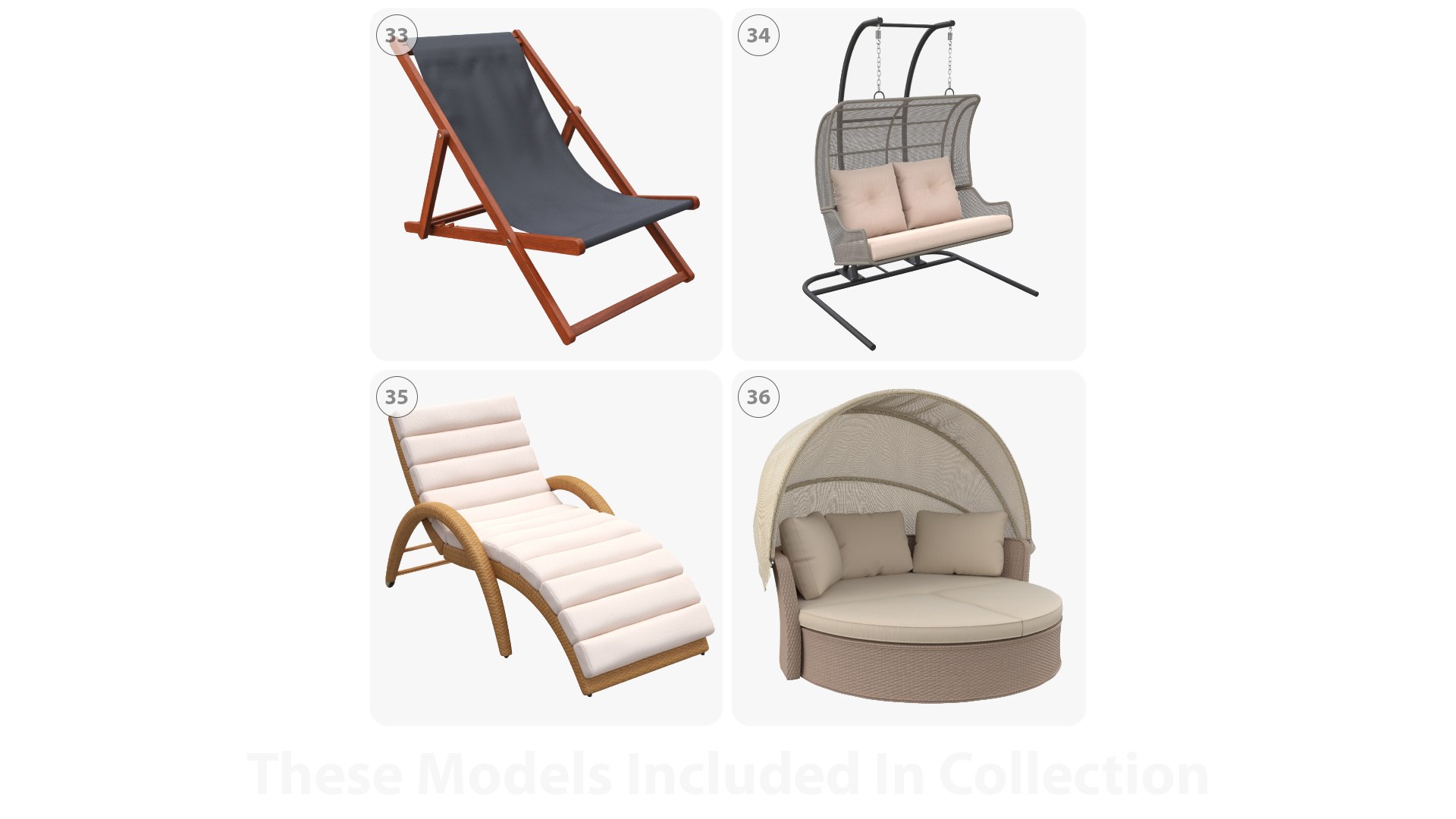 Outdoor Furniture 3D Model - TurboSquid 2204244