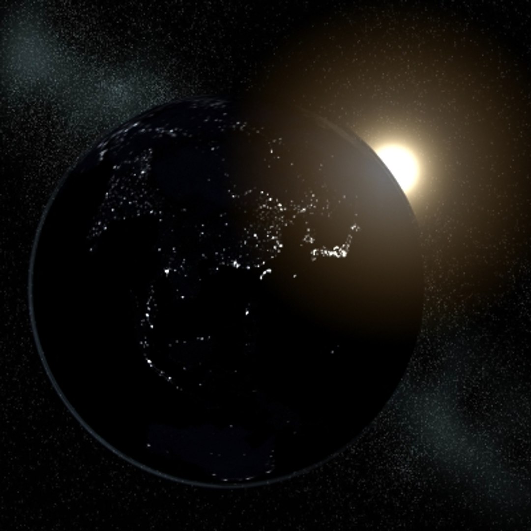 earth water 3d model