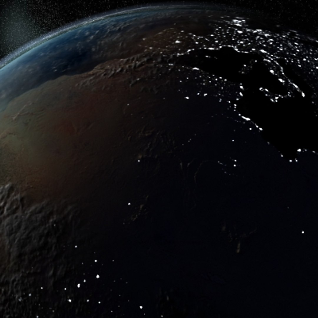 earth water 3d model