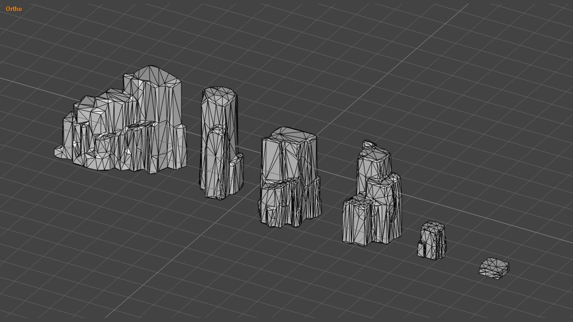Free 3D Low Poly Rocks With 9 Color Options - TurboSquid 2086139