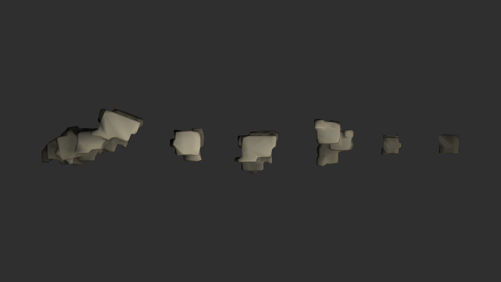 Free 3D Low Poly Rocks With 9 Color Options - TurboSquid 2086139