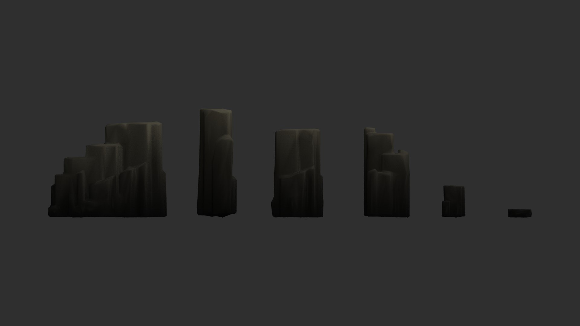 Free 3D Low Poly Rocks With 9 Color Options - TurboSquid 2086139