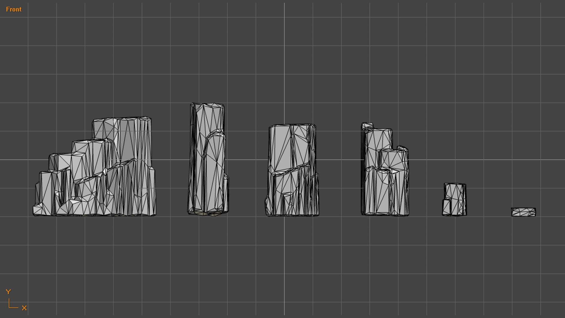 Free 3D Low Poly Rocks With 9 Color Options - TurboSquid 2086139