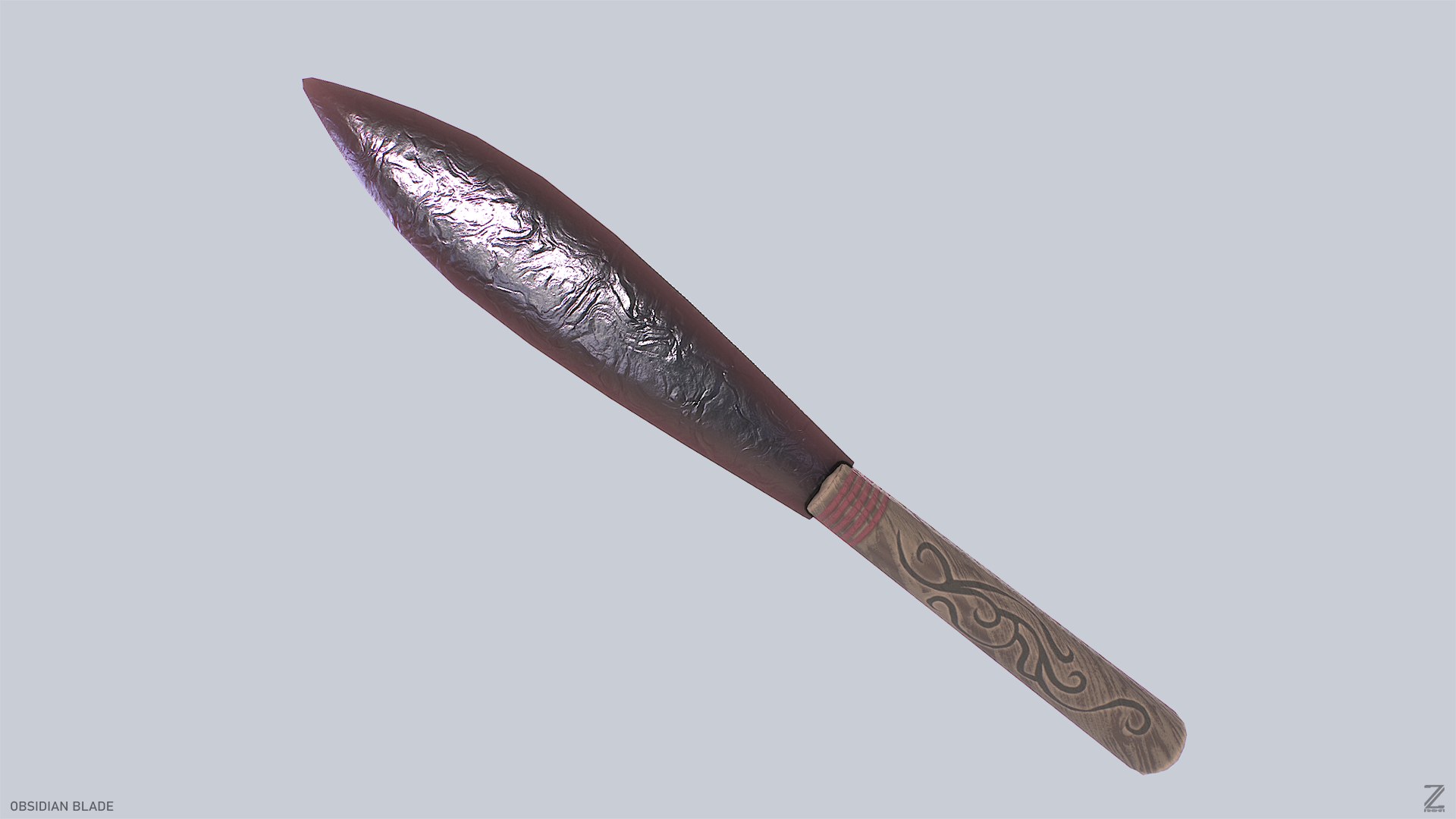 Obsidian Blade Model - TurboSquid 2219768