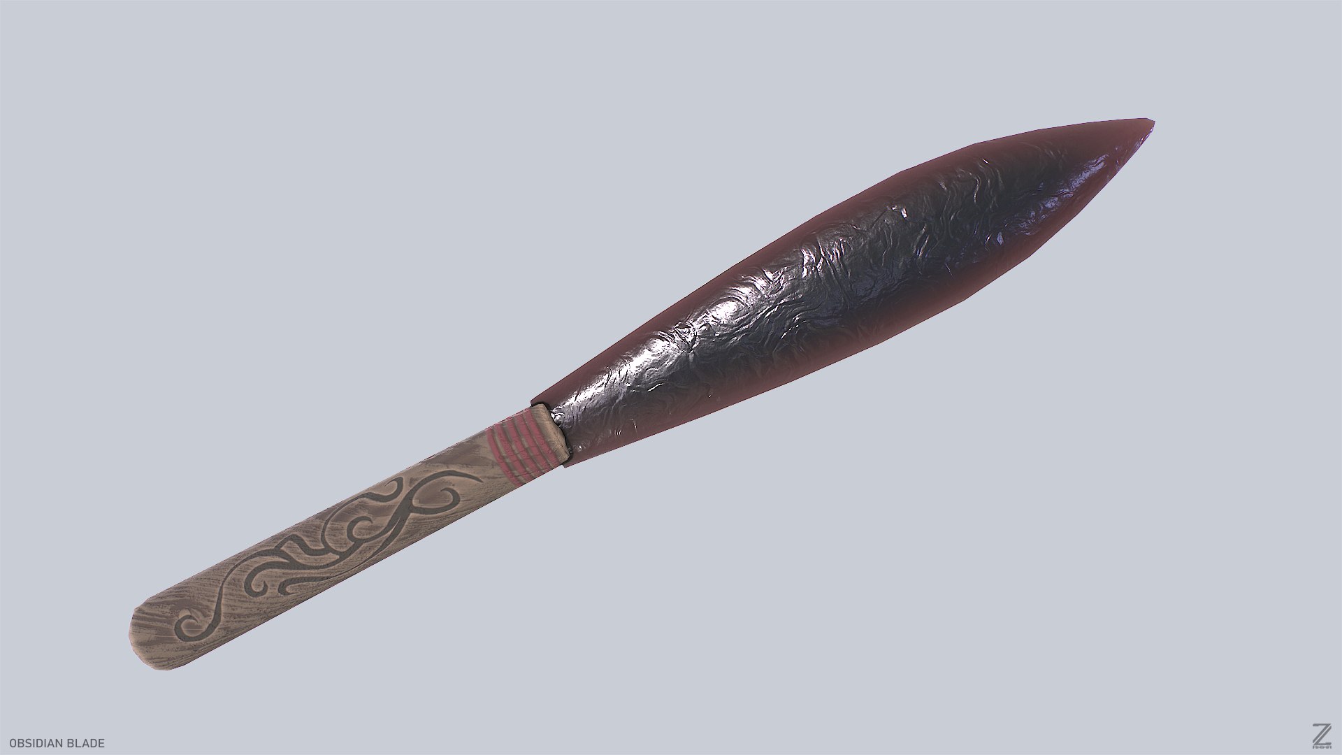 Obsidian Blade Model - TurboSquid 2219768